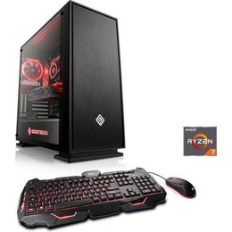 CSL HydroX V8310 Wasserkühlung Gaming-PC (AMD Ryzen 7 5800X, Radeon RX 6700 XT, 32 GB RAM, 2000 GB HDD, 1000 GB SSD, Wasserkühlung), schwarz