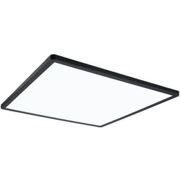 Paulmann LED Panel Atria Shine, LED fest integriert, Neutralweiß, schwarz