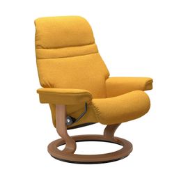 stressless® Relaxsessel Sunrise, mit Classic Base, Größe M, Gestell Eiche, gelb