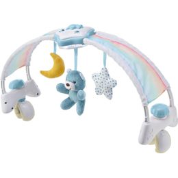 Chicco Spielbogen Regenbogen-Spielbogen für Kinderbett 2 In 1, mit Licht und Melodien, Blau, blau