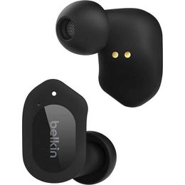 Belkin SOUNDFORM Play - True Wireless In-Ear Kopfhörer wireless Kopfhörer (Maximaler Schalldruckpegel: 98 dB), schwarz
