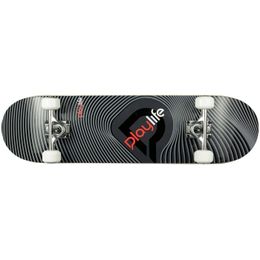 Playlife Skateboard Illusion Grey, bunt|schwarz