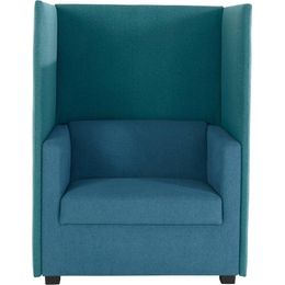 DOMO collection Sessel Kea, mit praktischem Sichtschutz, Breite 100 cm, grün