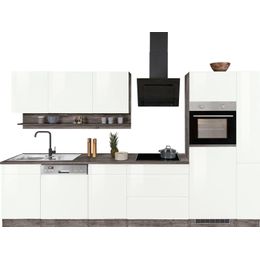 KOCHSTATION Küchenzeile KS-Virginia, Breite 330 cm, mit E-Geräten, weiß