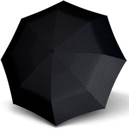 Knirps® Taschenregenschirm T.260 Medium Duomatic, stripe, schwarz