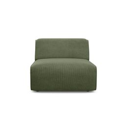 RAUM.ID Sessel Merid, als Modul oder separat verwendbar, für individuelle Zusammenstellung, grün