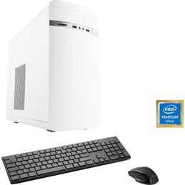 CSL Speed V1815 PC (Intel® Pentium Gold G6400, UHD Graphics 610, 8 GB RAM, 500 GB SSD, Luftkühlung), weiß