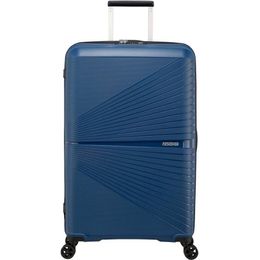 American Tourister® Hartschalen-Trolley Airconic, 77 cm, 4 Rollen, Reisekoffer Trolley Aufgabegepäck TSA-Zahlenschloss, blau
