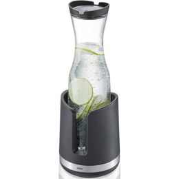 Gefu Wein- und Sektkühler SMARTLINE, für Getränkeflaschen oder Glaskaraffen mit maximalem Ø von 9,5 cm, schwarz|silberfarben