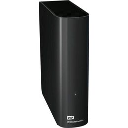 Western Digital WD Elements Desktop externe HDD-Festplatte (4 TB) 5000 MB/S Lesegeschwindigkeit, schwarz