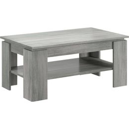 Inosign Couchtisch Kalmar, (100 x 60 cm), grau|silberfarben