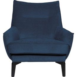 furninova Loungesessel Willow, bequemer Loungesessel im skandinavischen Design, blau