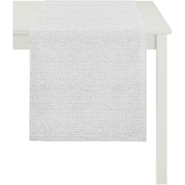 Apelt Tischläufer 1103 Loft Style, Jacquard (1-tlg), grau|weiß