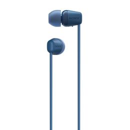 Sony In-Ear Kopfhörer WI-C100 In-Ear-Kopfhörer (Sprachsteuerung), blau