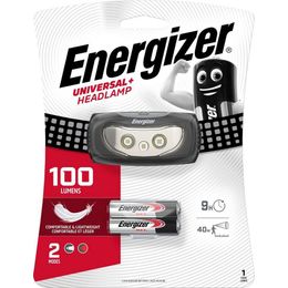 Energizer Stirnlampe Kopflampe Universal+ Headlight, grau