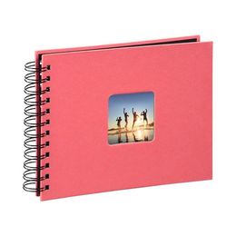 Hama Fotoalbum Fine Art, 24 x 17 cm, 50 Seiten, Photoalbum Flamingo, rosa