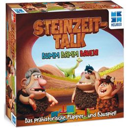 MEGABLEU Spiel, Familienspiel Steinzeittalk, bunt