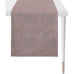 Apelt Tischläufer 1102 Loft Style, Jacquard (1-tlg), grau|rosa