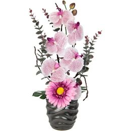 Kunstpflanze Orchidee/Gerbera, I.GE.A., Höhe 43 cm, rosa