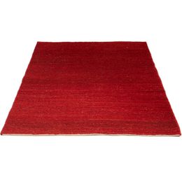 Wollteppich Gabbeh - Perser - 174 x 115 cm - dunkelrot, morgenland, rechteckig, Höhe: 12 mm, Wohnzimmer, Handgeknüpft, Einzelstück mit Zertifikat, rot