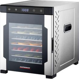 Gastroback Dörrautomat 46603 Design Max 900 W, 10 Etagen, schwarz|silberfarben