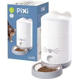 CATIT Katzen-Futterautomat Pixi Smart Futterautomat, füttert nach fesgelegtem Zeitplan, weiß