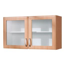 Wiho-Küchen wiho Küchen Glashängeschrank Prag, Breite 100 cm, beige