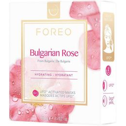 Foreo Tuchmaske Bulgarian Rose Packung, 6 x 6 g, kompatibel mit UFO & UFO mini, rosa