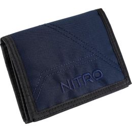 Nitro Geldbörse Wallet, Geldbeutel, Wallet, Portmonaie, Etui für Scheine und Münzen, blau
