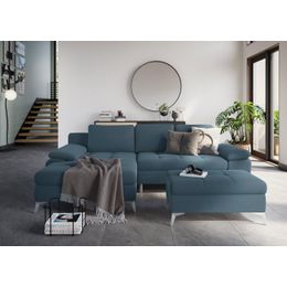 Sit & More sit&more Stauraumhocker Latigo, inklusive Stauraum, blau