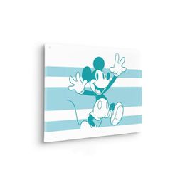 Komar Leinwandbild Mickey Playful, (1 St), 40x60 cm (Breite x Höhe), Keilrahmenbild, blau|weiß