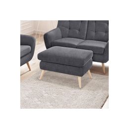 exxpo - sofa fashion Hocker Scandi, grau