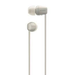 Sony In-Ear Kopfhörer WI-C100 In-Ear-Kopfhörer (Sprachsteuerung), beige|braun
