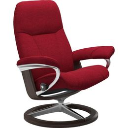 stressless® Relaxsessel Consul, mit Signature Base, Größe L, Gestell Wenge, rot