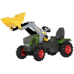 Rolly Toys® Tretfahrzeug Fendt 211 Vario, Kindertraktor mit Lader und Luftbereifung, grün