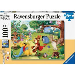 Ravensburger Puzzle Winnie the Pooh, Die Rettung, 100 Puzzleteile, Made in Germany; FSC® - schützt Wald - weltweit, bunt