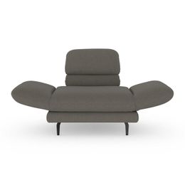DOMO collection Sessel Padova, wahlweise mit Arm- und Rückenfunktion, grau