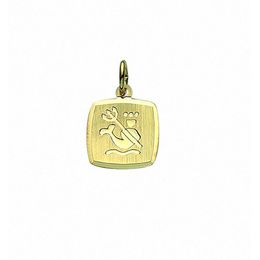 Adelia´s Adelia´s Kette mit Anhänger 333 Gold Sternzeichen Anhänger Wassermann, Schmuckset - Set mit Halskette, goldfarben