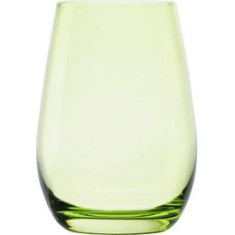 Stölzle Becher ELEMENTS, Glas, 6-teilig, grün