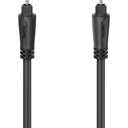 Hama Audio-Lichtleiter-Kabel, ODT-Stecker (Toslink), 1,5m ODT-Kabel Audio-Kabel, Toslink, (150 cm), schwarz