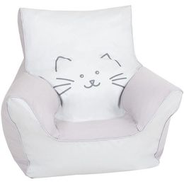 KNORRTOYS® Sitzsack Katze Lilli, für Kinder; Made in Europe, beige