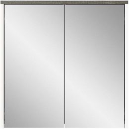 Welltime Badezimmerspiegelschrank Lier (1-St) Badmöbel, 2 Spiegeltüren, Breite 60 cm, weiß