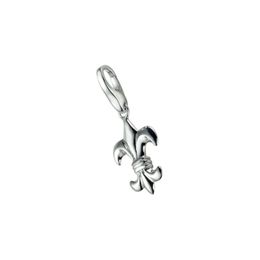 Giorgio Martello MILANO Charm Blume französische Lilie, Silber 925, silberfarben