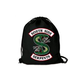 logoshirt Kulturbeutel Riverdale - South Side Serpents, mit Schlangenprint, grau
