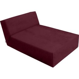 Tom Tailor HOME Chaiselongue ELEMENTS, Sofaelement wahlweise mit Bettfunktion, rot