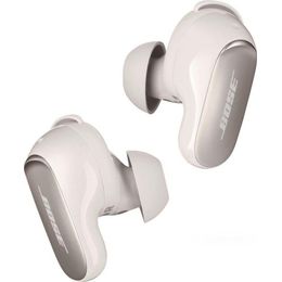 Bose QuietComfort Ultra Earbuds mit 3 Modi inkl. Noise-Cancelling wireless In-Ear-Kopfhörer (Active Noise Cancelling (ANC), Freisprechfunktion, Hi-Res, True Wireless, integrierte Steuerung für Anrufe und Musik, Bluetooth, hoher Tragekomfort mit dem Fit Kit, Personalisierung), weiß