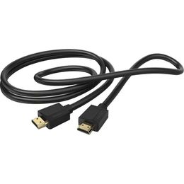 Hama Ultra High Speed HDMI™-Kabel, Stecker - Stecker, 8K, 2m, vergoldet HDMI-Kabel, HDMI, (200 cm), schwarz