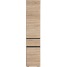 Home Affaire Hochschrank Wisla Höhe 180 cm, mit Türen & Schubkasten, grau