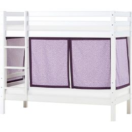 Hoppekids Etagenbett ECO Dream, Stockbett weiß massiv - Zubehör wählbar, lila