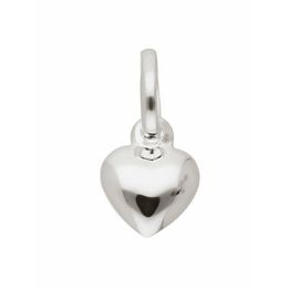 Adelia´s Adelia´s Kettenanhänger 925 Silber Anhänger Herz, Silberschmuck für Damen, silberfarben